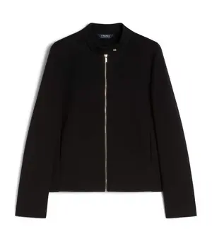 Max Mara Jersey Zip-up Jacket