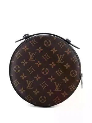 LOUIS VUITTON Audio Case Macassar Monogram Canvas Satchel