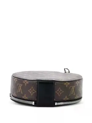 LOUIS VUITTON Audio Case Macassar Monogram Canvas Satchel