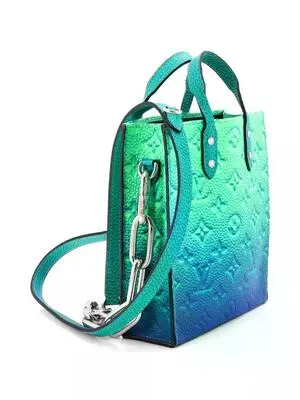 LOUIS VUITTON Sac Plat Xs Tote Bag Taurillon Illusion - Green