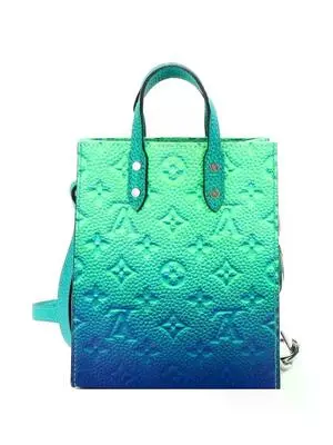 LOUIS VUITTON Sac Plat Xs Tote Bag Taurillon Illusion - Green