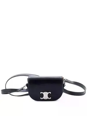 Celine Besace Triomphe Leather Small Shoulder Bag