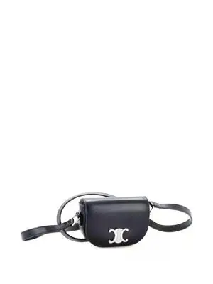 Celine Besace Triomphe Leather Small Shoulder Bag