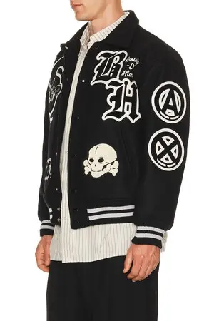 SAINT MXXXXXX Snt Hunter X Bounty Hunter Varsity Jacket