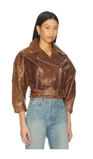 LAMARQUE Vinnie Leather Biker Jacket