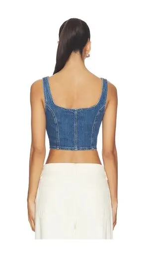 LEVI'S Seamed Zip Bustier