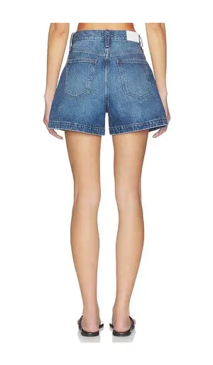 PISTOLA Saige High Rise A-line Denim Shorts
