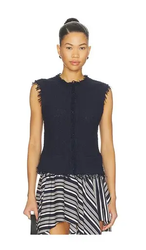 IRO PARIS Sleeveless Bouclé Knit Top