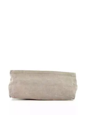 Saint Laurent Rive Gauche Shopper Small Tote Bag - Neutrals