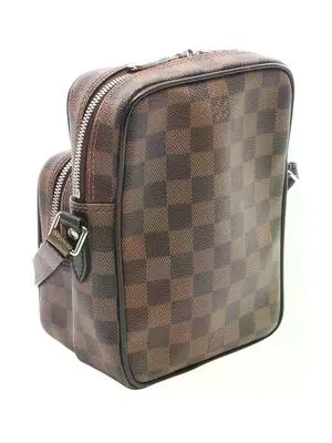 LOUIS VUITTON Damier Ebene Savanna Amazon Crossbody Bag 2016 - Brown