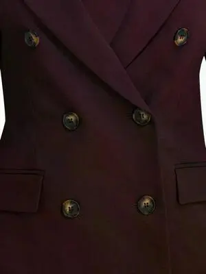 SEMPER Double-breasted Tortoiseshell-button Blazer