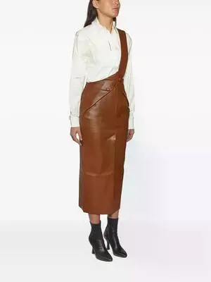 Matériel Shoulder-strap Fitted Skirt
