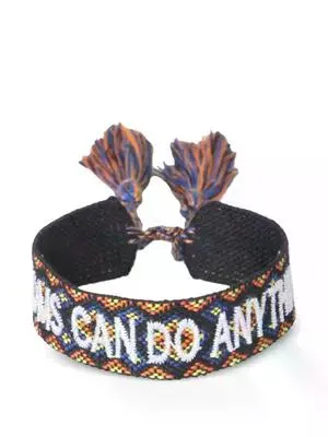 ELLA K Braided Woven Bracelet - Black