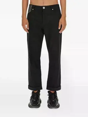 Balmain Cuffed Five-pocket Jeans