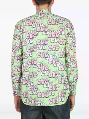 Comme Des Garçons X Kaws Graphic-print Shirt