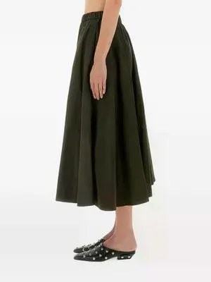Aspesi Pleated A-line Midi Skirt