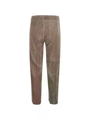 Avenue Montaigne Corduroy-effect Trousers - Neutrals