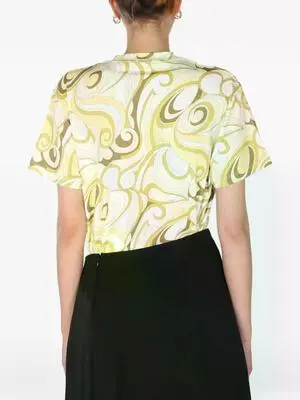 Raf Simons Patterned Crew Neck T-shirt