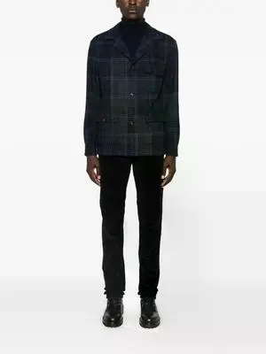FINAMORE 1925 Checked Wool Blazer
