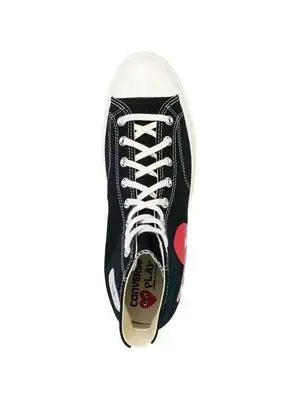Play Comme Des Garcon X Converse Chuck 70 Logo-print Sneakers