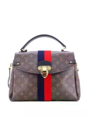 LOUIS VUITTON Georges Handbag Monogram Canvas Mm - Brown