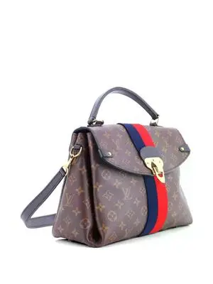 LOUIS VUITTON Georges Handbag Monogram Canvas Mm - Brown
