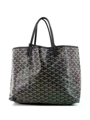 Goyard Saint Louis Coated Canvas Pm Tote Bag - Black