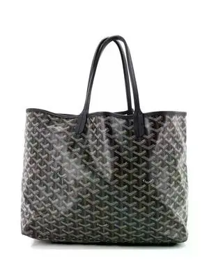 Goyard Saint Louis Coated Canvas Pm Tote Bag - Black