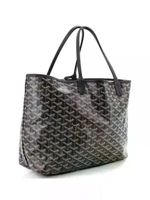 Goyard Saint Louis Coated Canvas Pm Tote Bag - Black