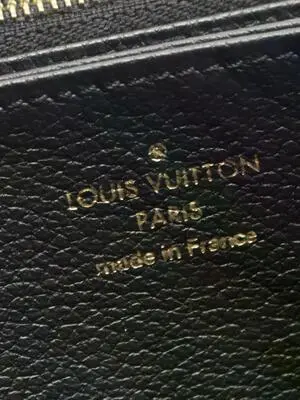 LOUIS VUITTON 2021-2026 Bicolor Monogram Empreinte Zippy Wallet Long Wallets - Black