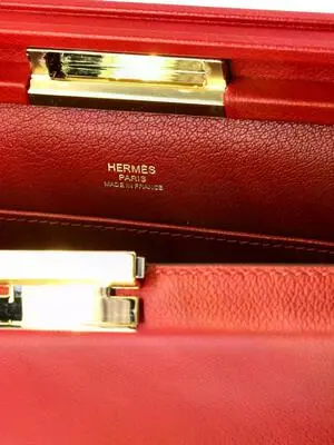 Hermès Clic-h Evercolor 21 Shoulder Bag - Red
