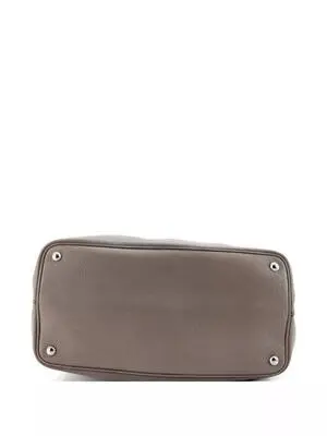 Prada Cuir Double Saffiano Leather Large Tote Bag - Grey