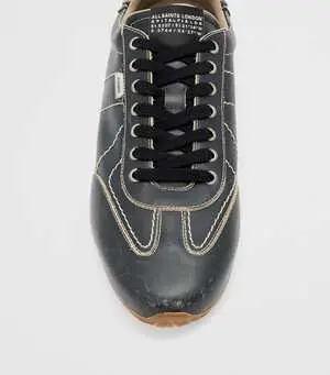 ALLSAINTS Leather Liam Sneakers - Black
