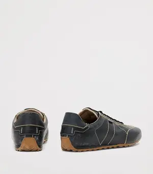 ALLSAINTS Leather Liam Sneakers - Black