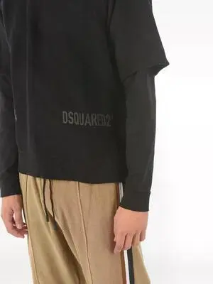 Dsquared2 Double-layer Logo Sweatshirt