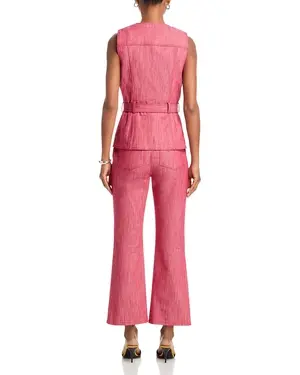 Cinq À Sept Reenee Denim Vest - Chilli Pepper