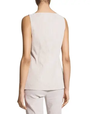 Theory Boat Neck Sleeveless Top