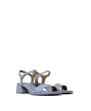 Camper Kora Leather Sandal Blue
