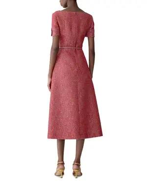 Carolina Herrera A-line Square Neck Dress