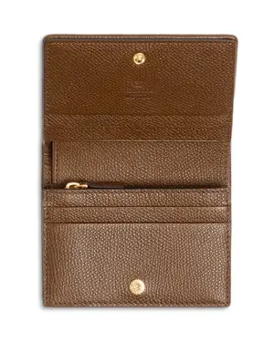 Valentino Garavani Embroidered Flower Flap French Wallet - Multi