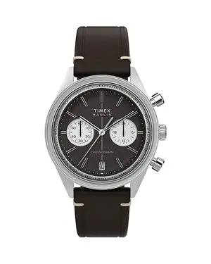 TIMEX Marlin Jet Quartz Chronograph 40mm Strap Watch - Brown