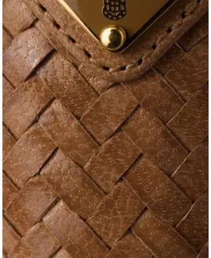 Prada Woven Leather Slingback Pumps - Neutral
