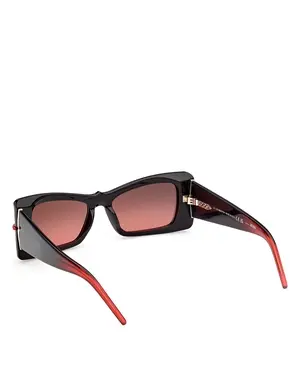 CHRISTIAN LOUBOUTIN Butterfly Sunglasses, 54mm - Black/gradient Smoke