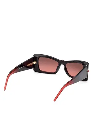 CHRISTIAN LOUBOUTIN Butterfly Sunglasses, 54mm - Black/gradient Smoke