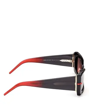 CHRISTIAN LOUBOUTIN Butterfly Sunglasses, 54mm - Black/gradient Smoke