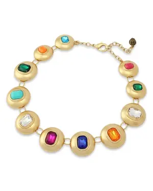 Kurt Geiger Stone Button Collar Necklace