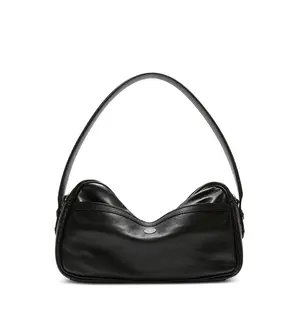 Acne Studios Leather Shoulder Bag - Black