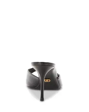 Dolce & Gabbana Patent Leather High Heel Slides