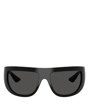 Khaite X Oliver Peoples Wraparound Sunglasses - Black
