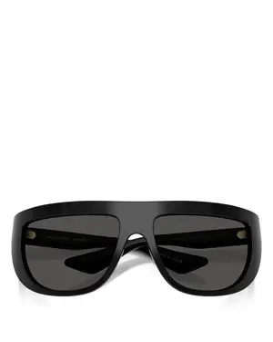 Khaite X Oliver Peoples Wraparound Sunglasses - Black